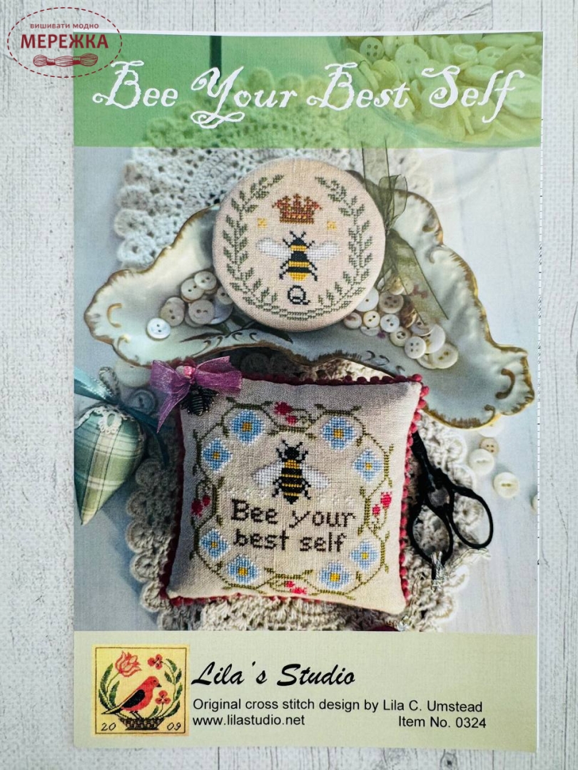Lila's Studio Схема Bee Your Best Self 0324 | Інтернет-магазин МЕРЕЖКА