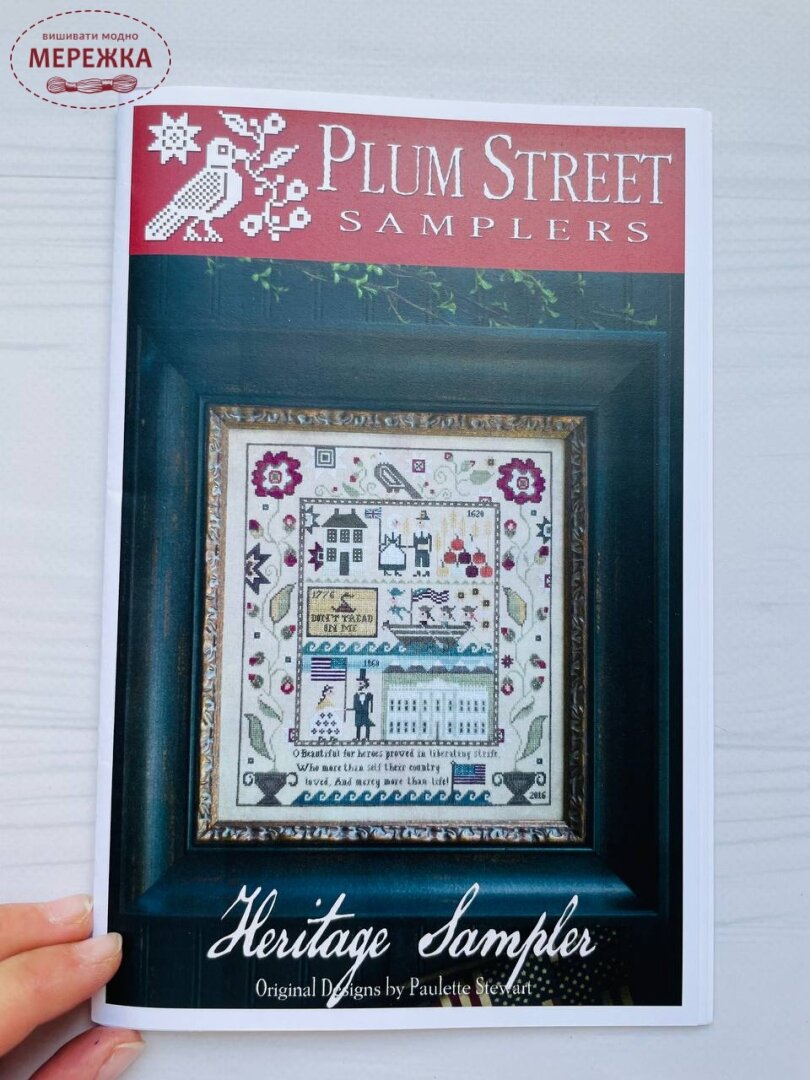 Plum Street Samplers Схема Heritage Sampler PL110 | Інтернет-магазин ...