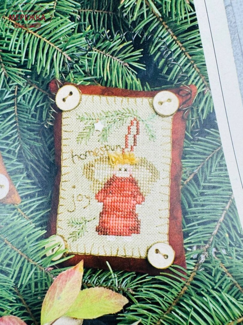 The Victoria Sampler Схема Button Up For Christmas #2 CJ36 | Інтернет ...