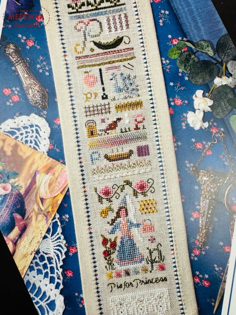 The Victoria Sampler Схема P is for Princess 084 | Інтернет-магазин МЕРЕЖКА